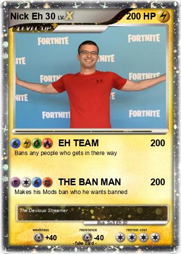 Pokémon Nick Eh 30 1 1 - EH TEAM - My Pokemon Card