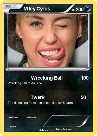 Pokémon Miley Cyrus 327 327 - Wrecking Ball - My Pokemon Card