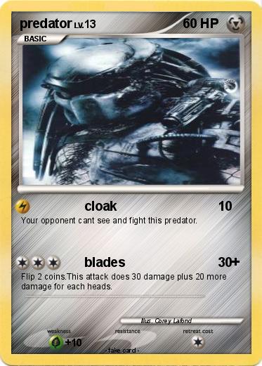 Pokémon predator 266 266 - cloak - My Pokemon Card