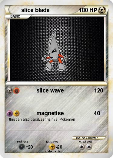 Pokémon slice blade 1 1 - slice wave - My Pokemon Card