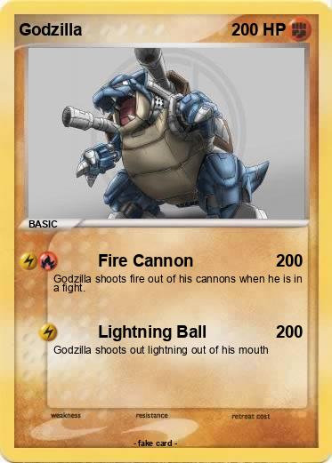 Pokémon Godzilla 4269 4269 - Fire Cannon - My Pokemon Card