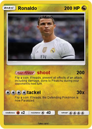 Pokémon Ronaldo 1023 1023 - shoot - My Pokemon Card