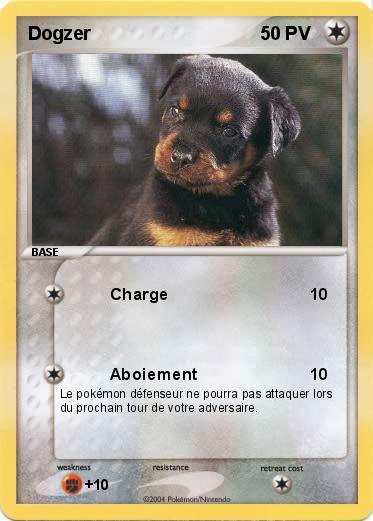 Pokémon Dogzer - Charge - Ma carte Pokémon