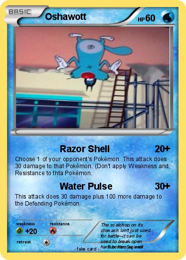 Pokémon Oshawott 961 961 - Razor Shell - My Pokemon Card