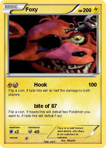Pokémon Foxy 2122 2122 - Hook - My Pokemon Card
