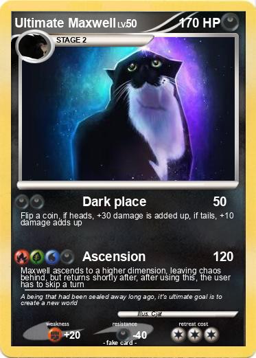 Pokémon Ultimate Maxwell - Dark place - My Pokemon Card