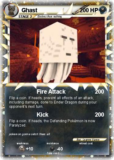 Pokémon Ghast 331 331 - Fire Attack - My Pokemon Card