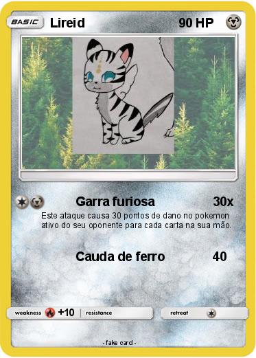 Pokémon Lireid - Garra furiosa - My Pokemon Card