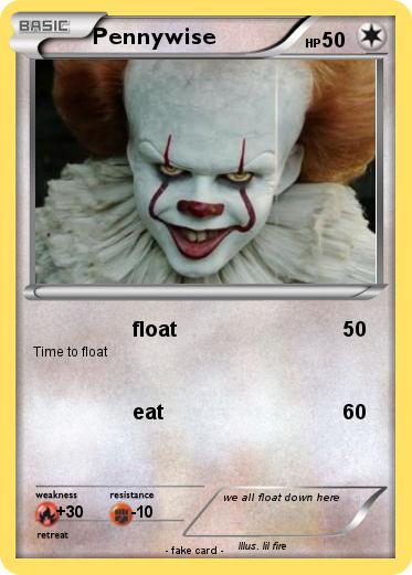 Pokémon Pennywise 144 144 - float - My Pokemon Card