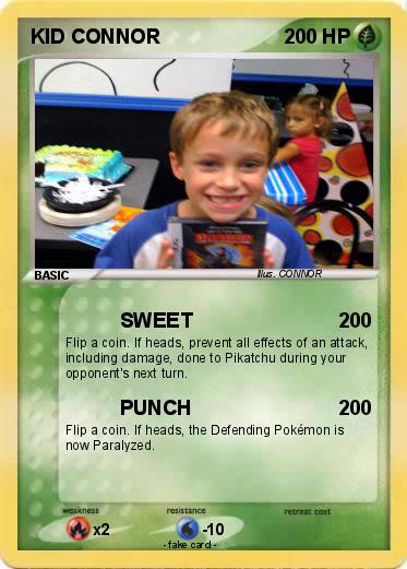 Pokémon KID CONNOR - SWEET - My Pokemon Card