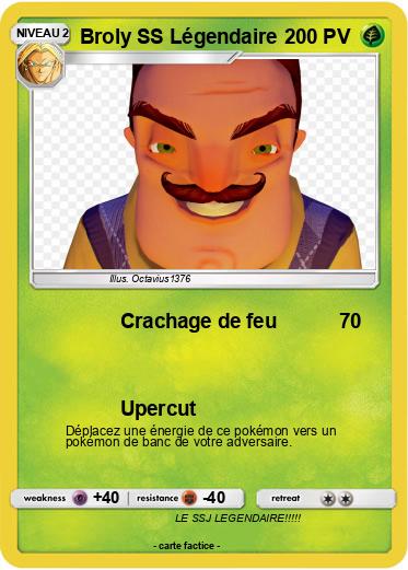 Pokémon Broly SS Legendaire 9 9 - Crachage de feu - Ma carte Pokémon
