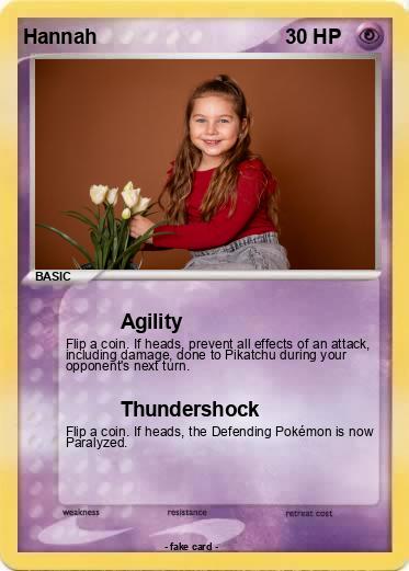 Pokémon Hannah 521 521 - Agility - My Pokemon Card