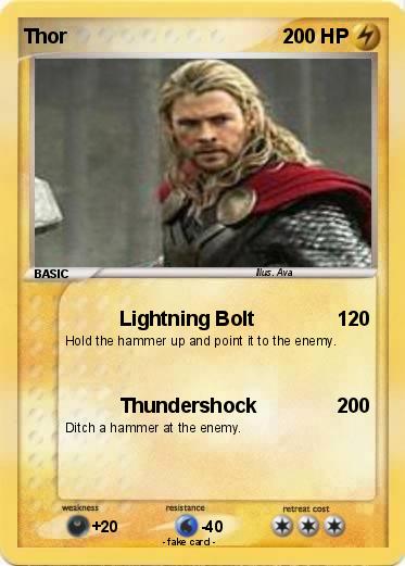 Pokémon Thor 1007 1007 - Lightning Bolt - My Pokemon Card