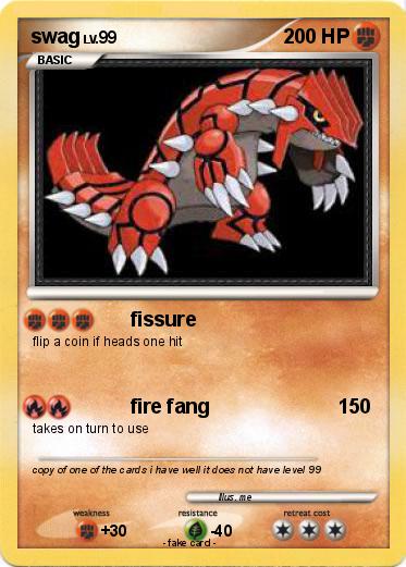 Pokémon swag 372 372 - fissure - My Pokemon Card