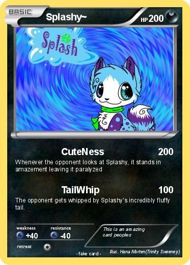 Pokémon Splashy 17 17 - CuteNess - My Pokemon Card