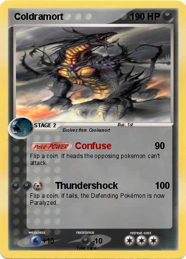 Pokémon Coldramort - Confuse - My Pokemon Card