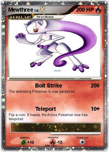 Pokémon Mewthree 968 968 - Bolt Strike - My Pokemon Card