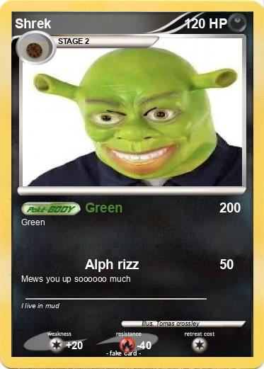 Pokémon Shrek 2683 2683 - Green - My Pokemon Card