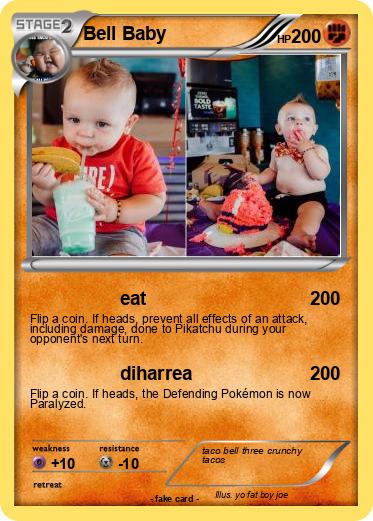 Pokémon Bell Baby - eat - My Pokemon Card