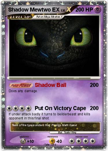 Pokémon Shadow Mewtwo EX 8 8 - Shadow Ball - My Pokemon Card