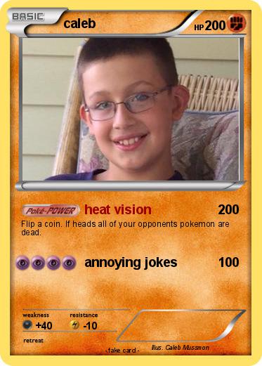 Pokémon caleb 211 211 - heat vision - My Pokemon Card