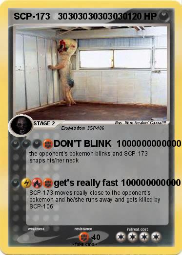 Pokémon SCP 173 30303030303030 30303030303030 - DON'T BLINK ...