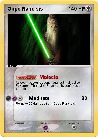 Pokémon Oppo Rancisis 4 4 - Malacia - My Pokemon Card