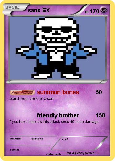 Pokémon sans EX 4 4 - summon bones - My Pokemon Card