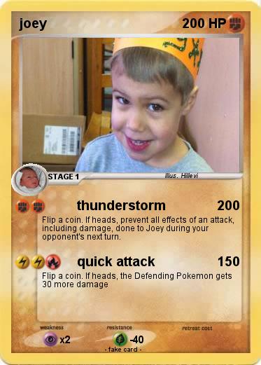 Pokémon joey 641 641 - thunderstorm - My Pokemon Card