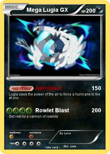 Pokémon Mega Lugia GX - Aeroblast - My Pokemon Card
