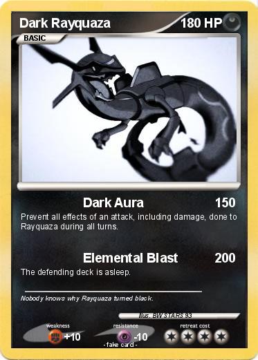 Pokémon Dark Rayquaza 300 300 - Dark Aura - My Pokemon Card