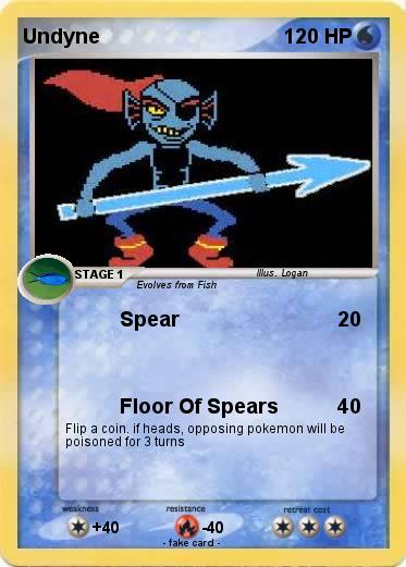 Pokémon Undyne 243 243 - Spear - My Pokemon Card
