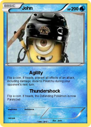 Pokémon John 5646 5646 - Agility - My Pokemon Card