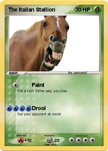 Pokémon The Italian Stallion - Faint - My Pokemon Card