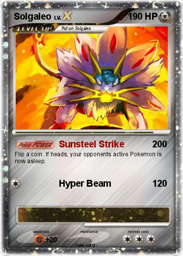Pokémon Solgaleo 299 299 - Sunsteel Strike - My Pokemon Card