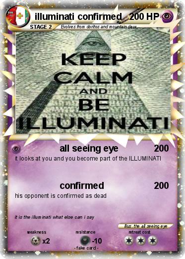 Pokémon illuminati confirmed 7 7 - all seeing eye - My Pokemon Card
