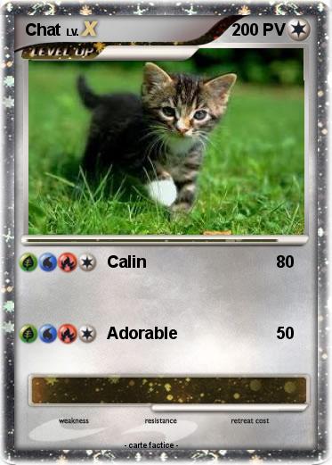 Pokémon Chat 1457 1457 - Calin - Ma carte Pokémon