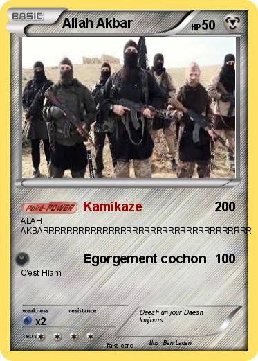 Pokémon Allah Akbar 6 6 - Kamikaze - My Pokemon Card