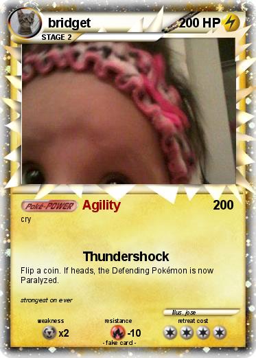 Pokémon bridget 21 21 - Agility - My Pokemon Card
