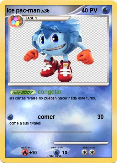 Pokémon Ice pac man 1 1 - congelar - Mi carta pokémon