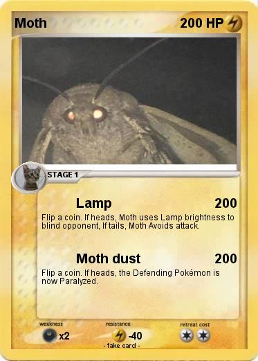 Pokémon Moth 33 33 - Lamp - My Pokemon Card