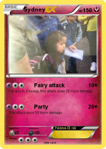 Pokémon Sydney 117 117 - Fairy attack - My Pokemon Card