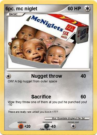 Pokémon 6pc mc niglet - Nugget throw - My Pokemon Card