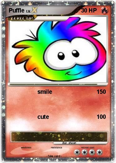 Pokémon Puffle 99 99 - smile - My Pokemon Card