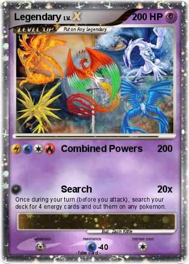 Pokémon Legendary 988 988 - Combined Powers - My Pokemon Card