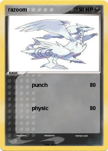 Pokémon razoom - punch - My Pokemon Card