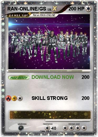 Pokémon RAN ONLINE GS - DOWNLOAD NOW - My Pokemon Card