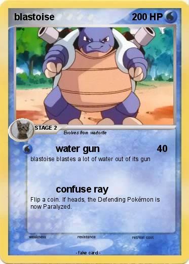 Pokémon blastoise 907 907 - water gun - My Pokemon Card