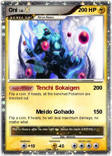 Pokémon Oni 71 71 - Tenchi Sokaigen - My Pokemon Card