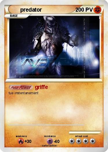 Pokémon predator 282 282 - griffe - Ma carte Pokémon